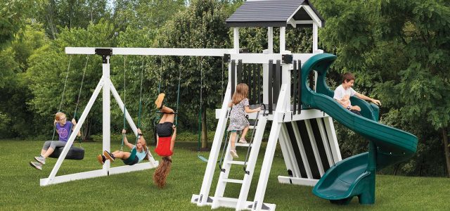 #1 Kid's Swing Sets, Vinyl Playsets & Outdoor Play sets for Kids